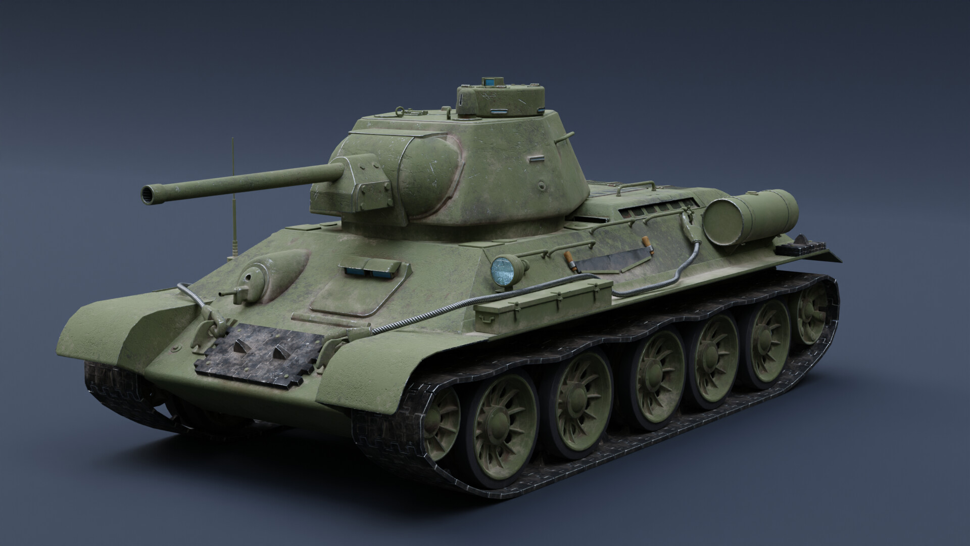 ArtStation - t34-76 60 fps preview made in Blender 3.3.1 new textures