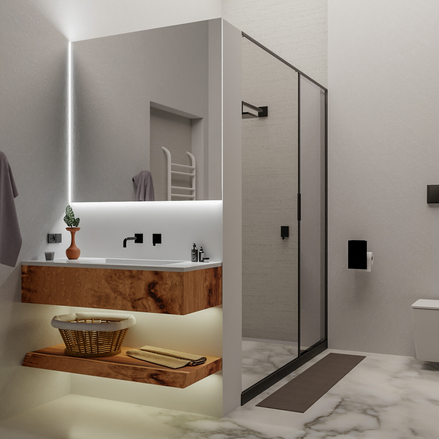 ArtStation - Modern Bathroom