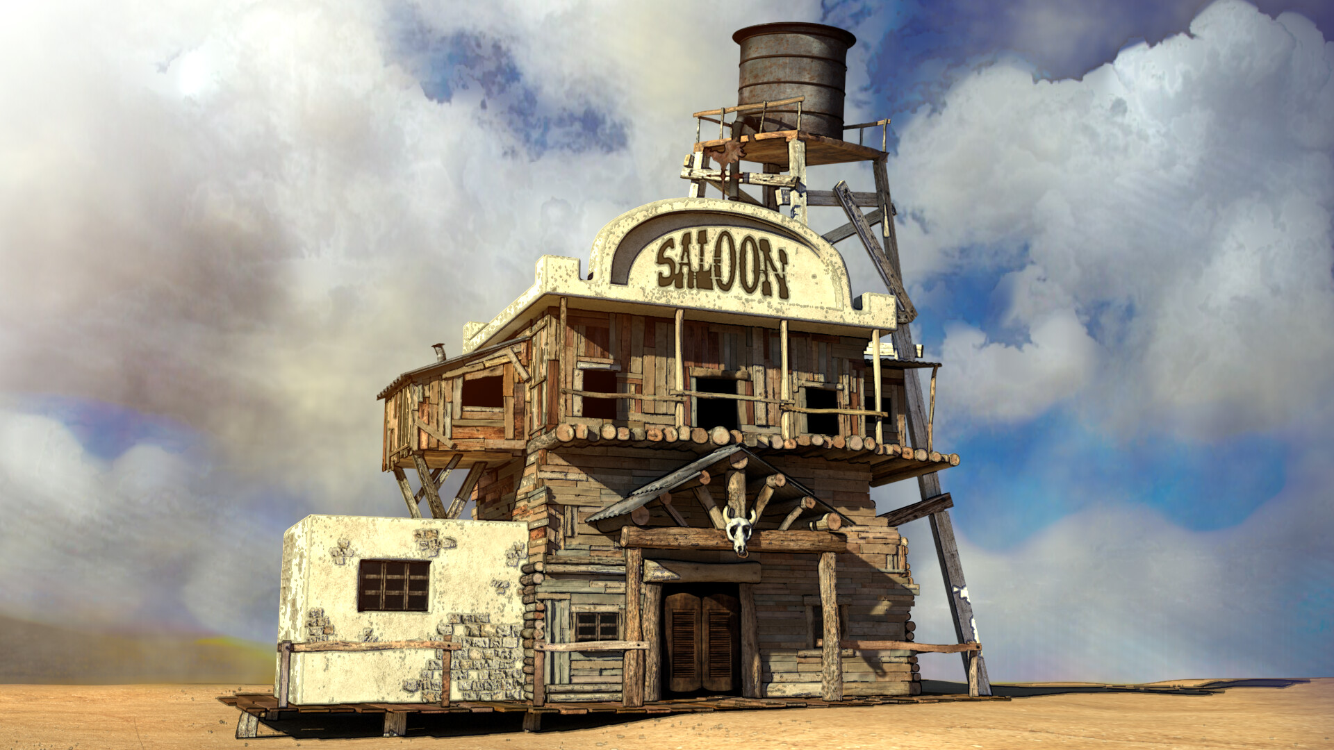 ArtStation - Façade ESMa project