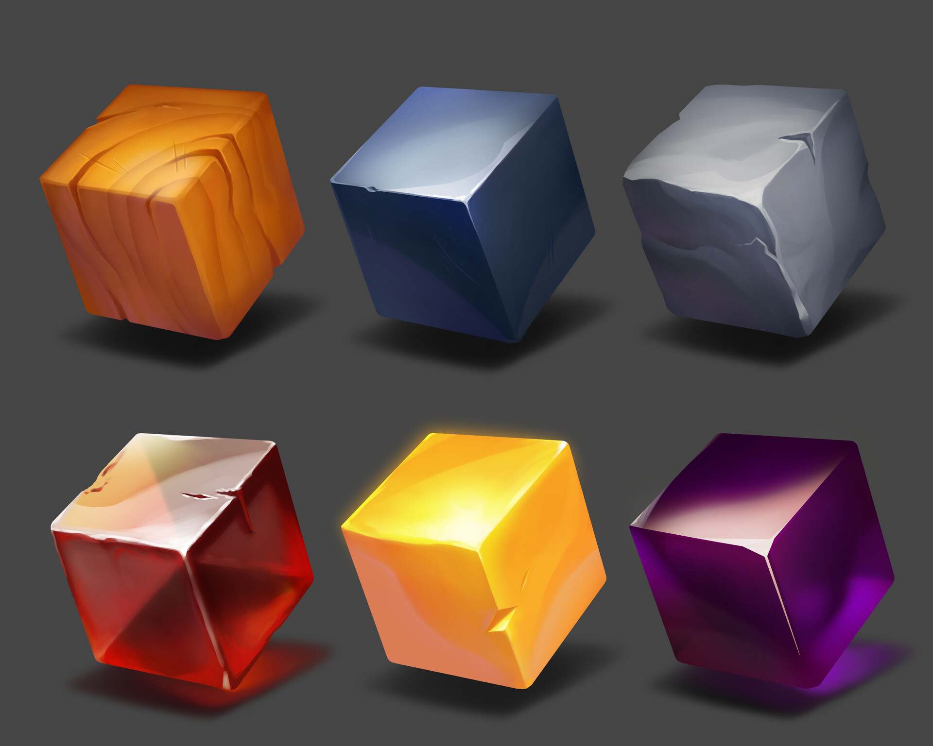 ArtStation - Material practice