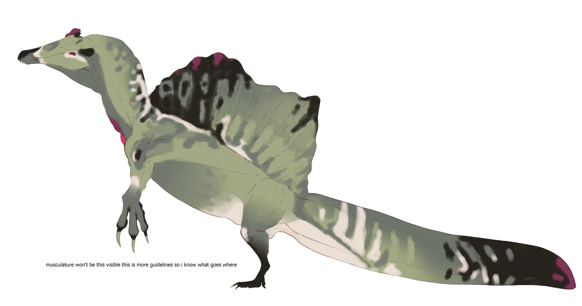 design for spinosaurus model by shibesky — ProUser.Me