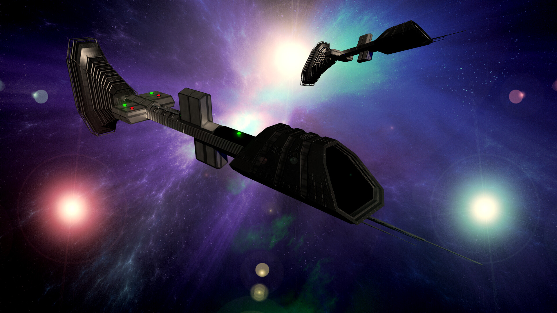 ArtStation - Trinary Star System.