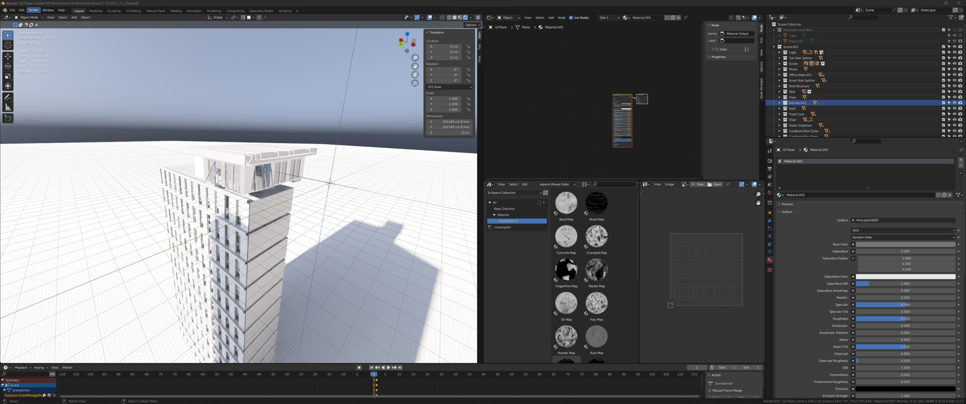 Nick Gantzel Bendixen - Day & Night Project Office Space