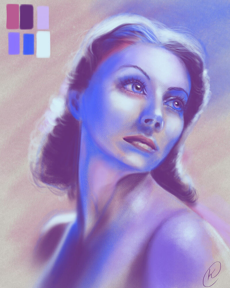 ArtStation - Cool colors exercise