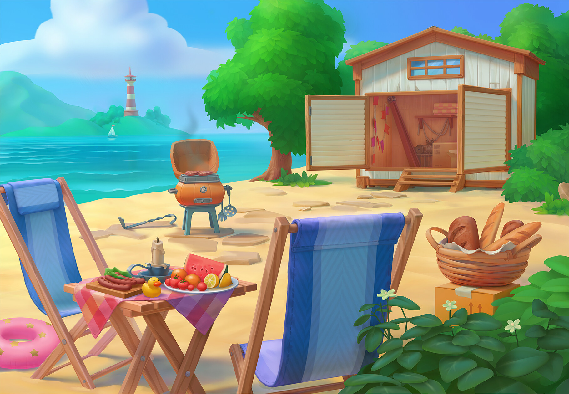 ArtStation - location for a mobile game