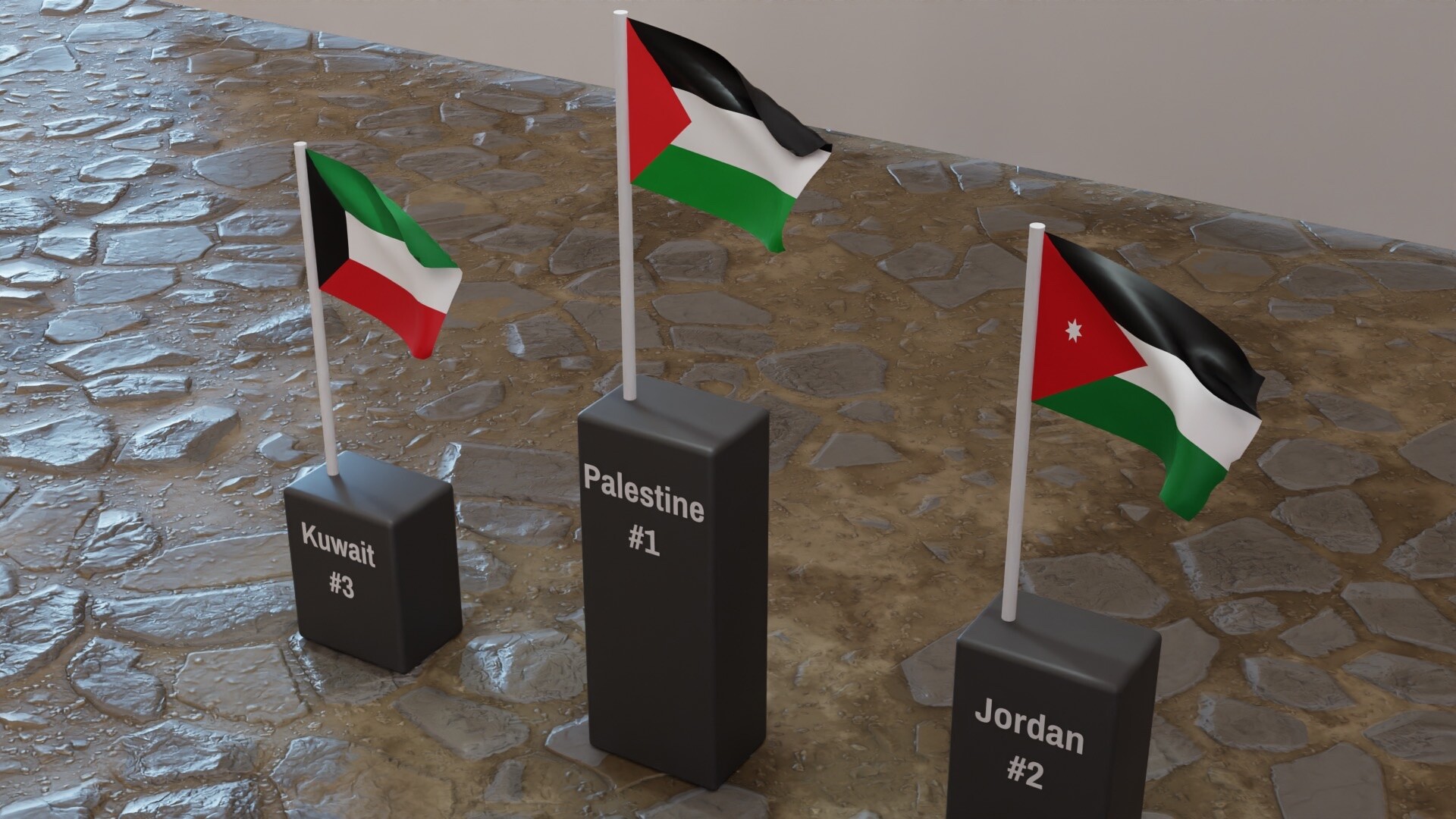 ArtStation - Flags for fun modeling