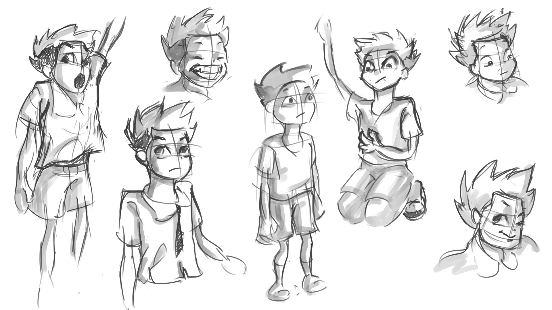 ArtStation - Boy Character Design