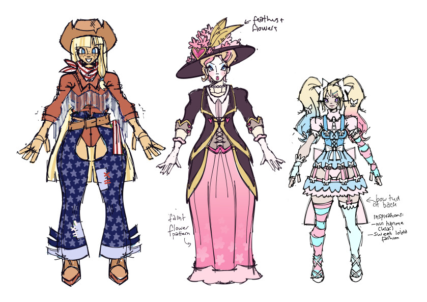 Leigh M. - UI & Character Design Concepts - SMASH HIT