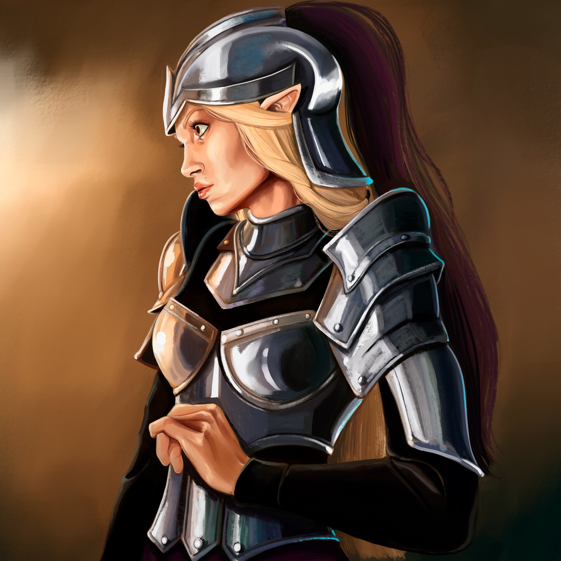 ArtStation - Color exercise, Elf