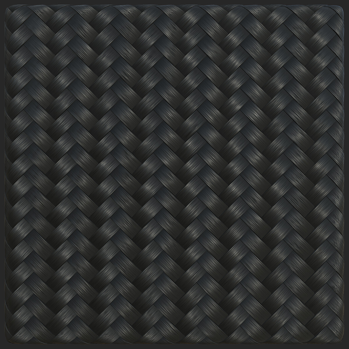 TextureCan - Black Bamboo Woven Furniture Texture