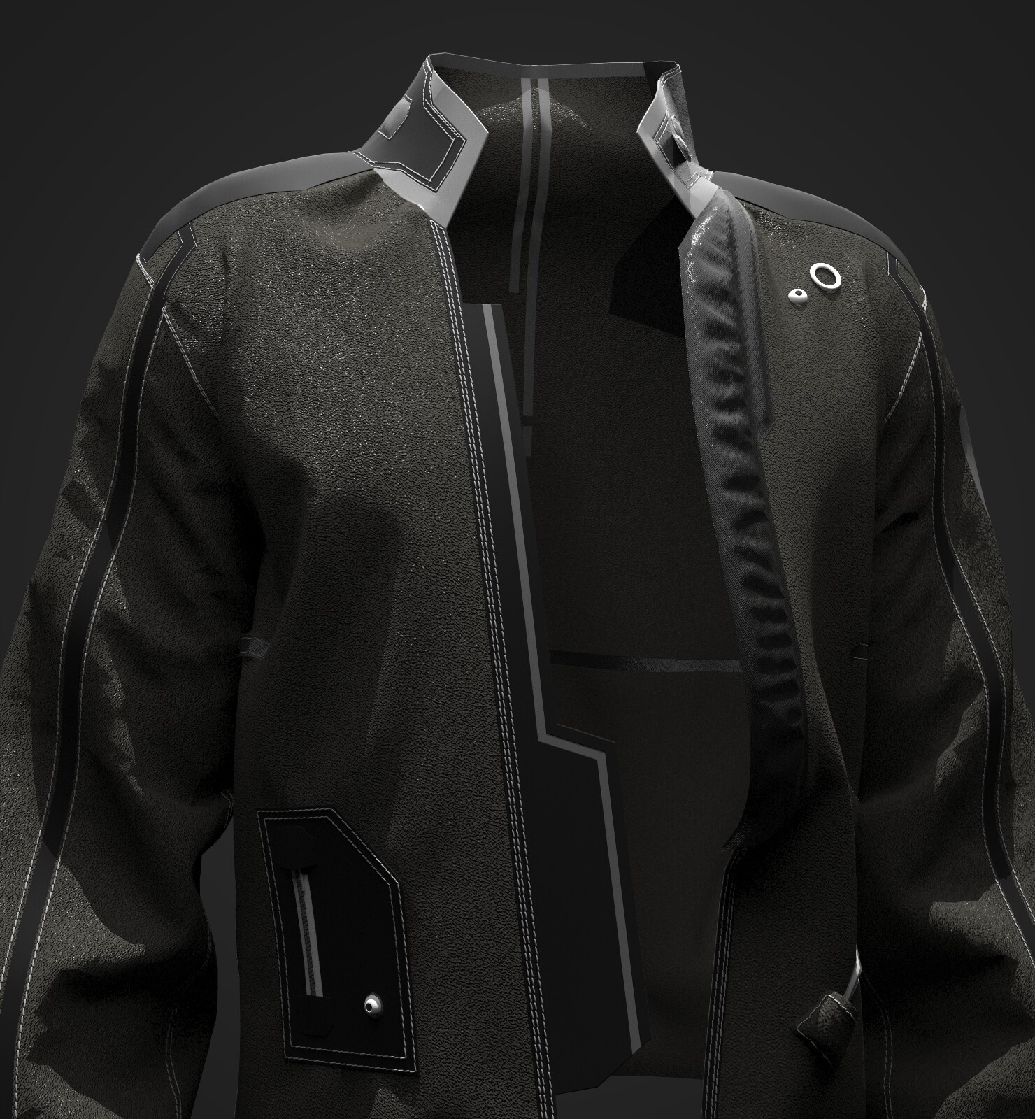 ArtStation - Sci-Fi Jacket design