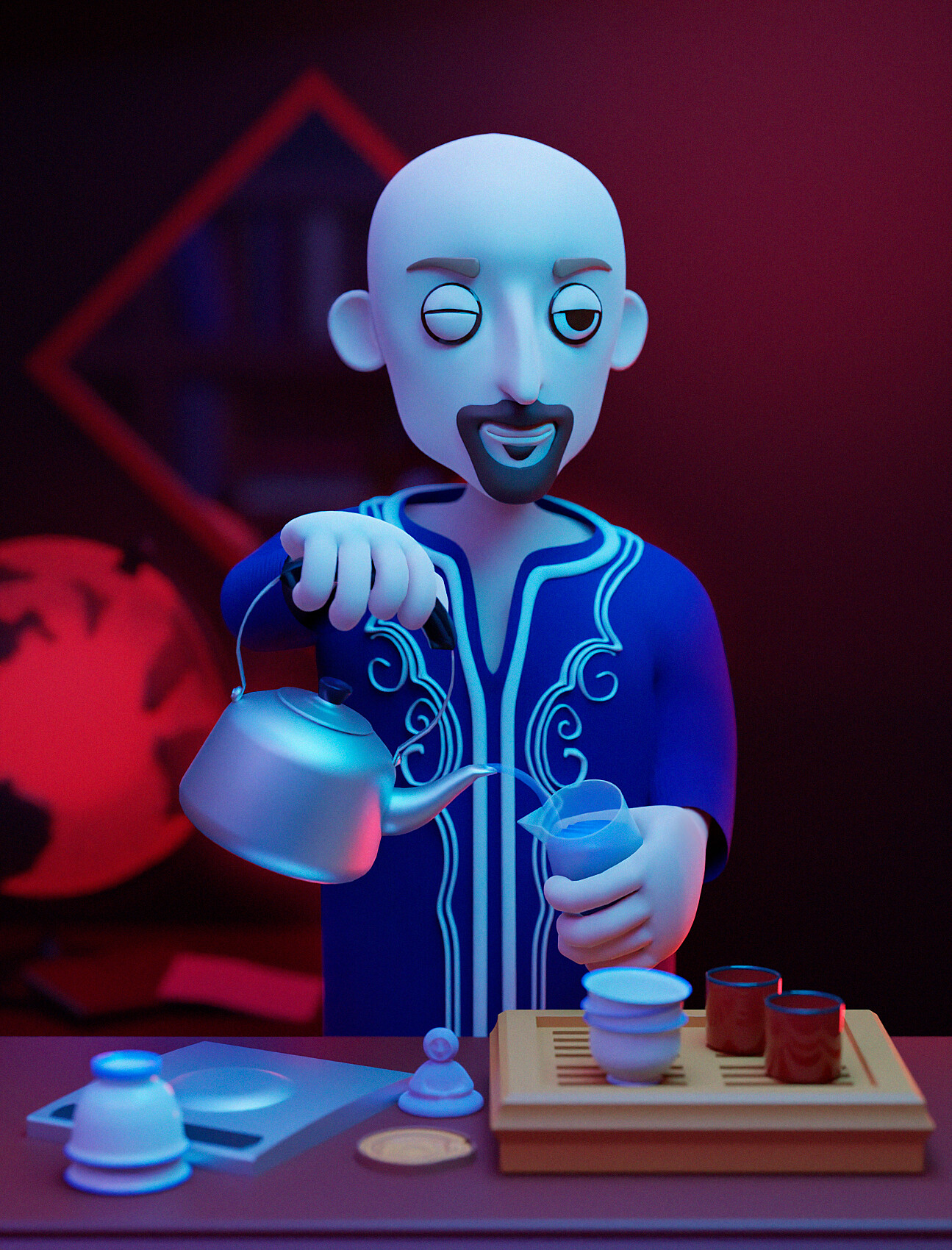 ArtStation - tea ceremony