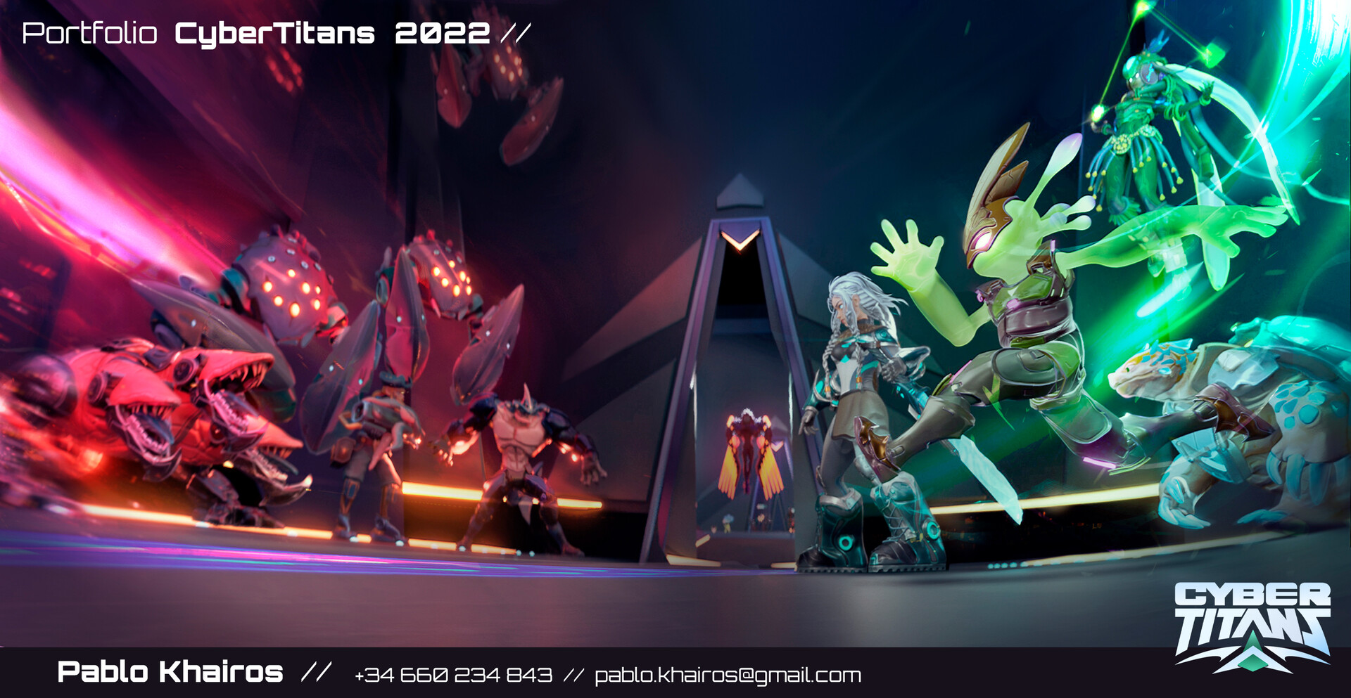 ArtStation - CYBER TITANS Game