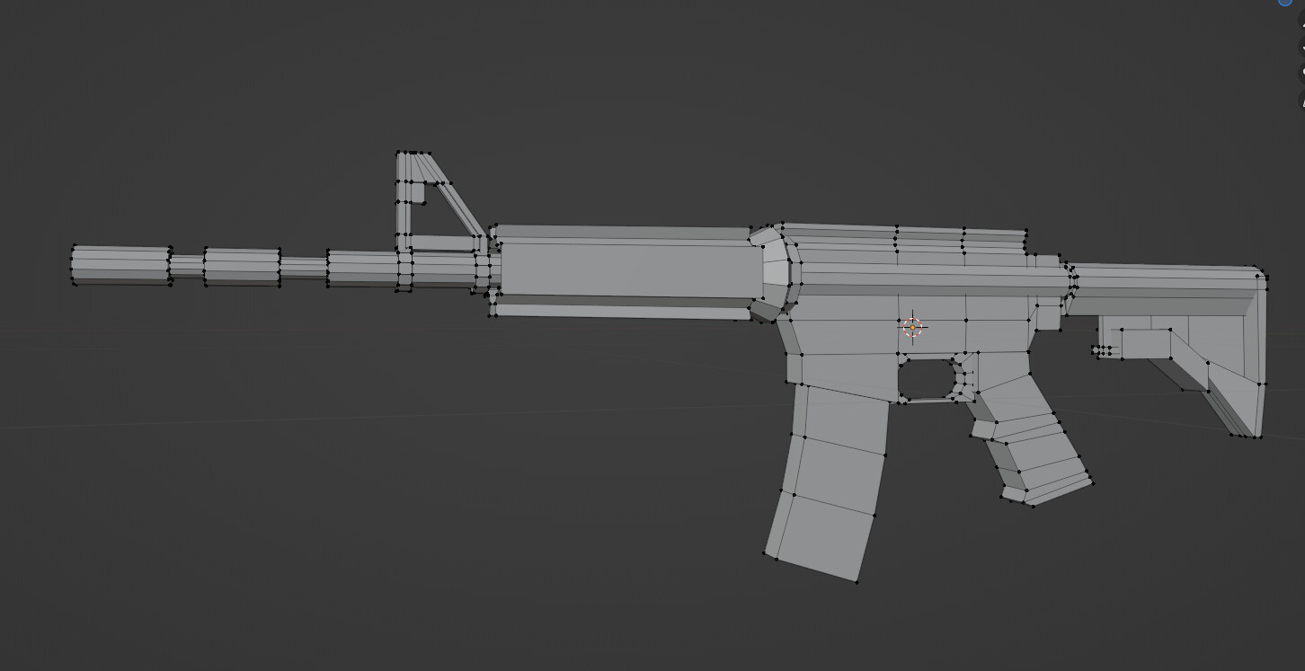 ArtStation - WIP - M4A1 MODEL