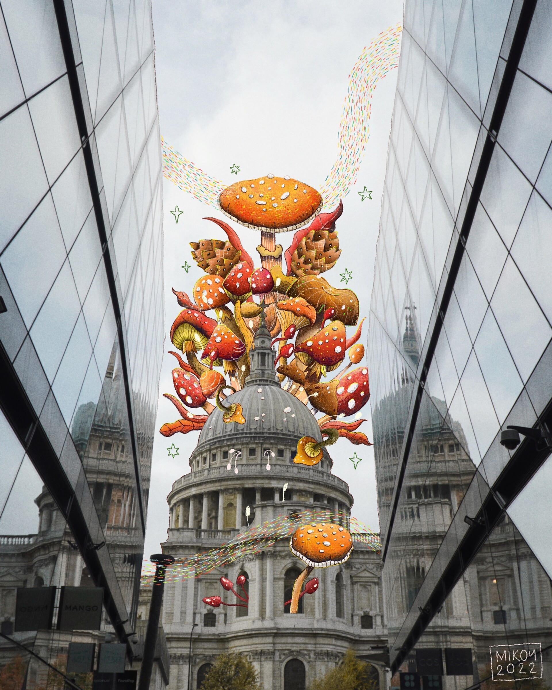 ArtStation - M U S H R O O M I N T H E C I T Y