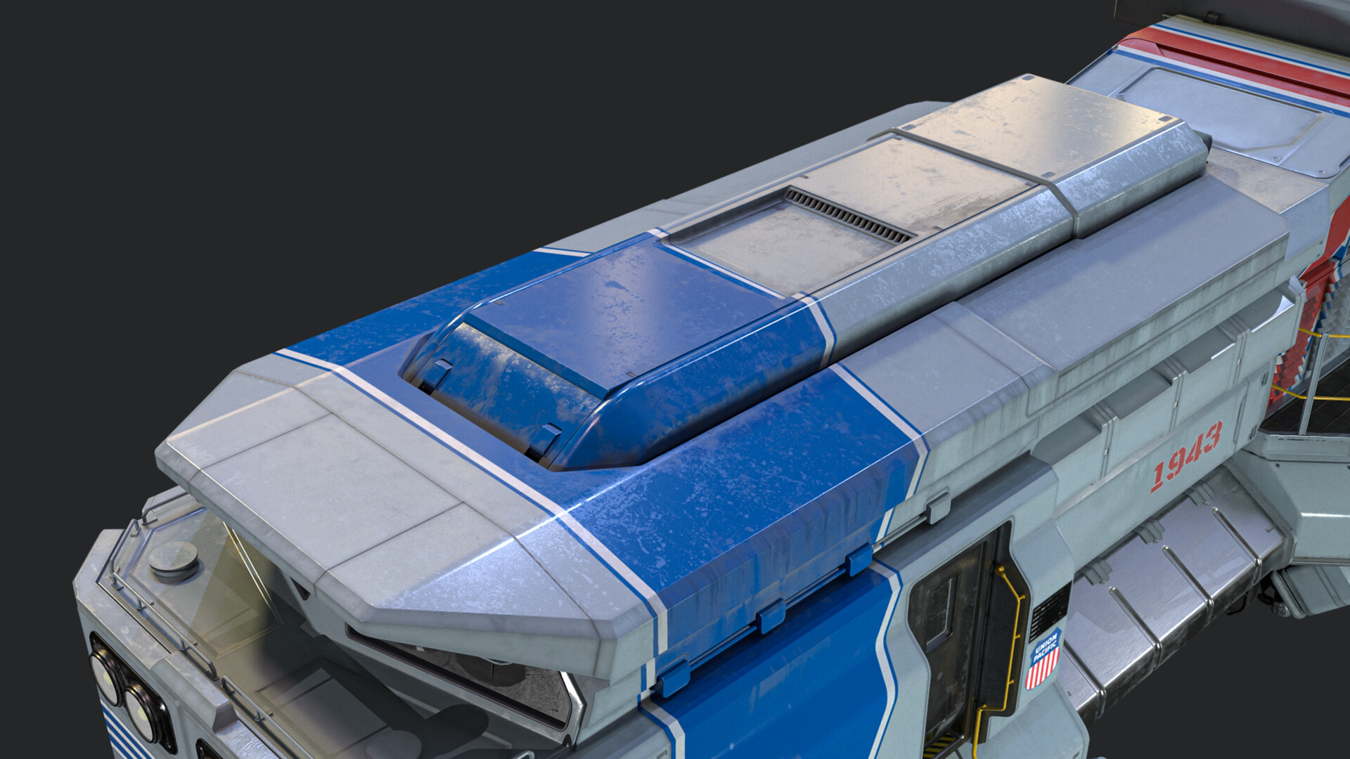 Peter Popadic - Spirit of the Union Pacific - Futuristic locomotive