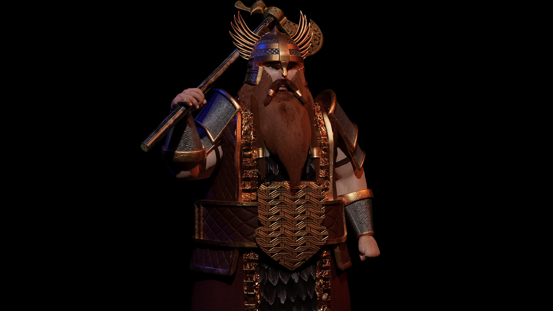 ArtStation - 3D Dwarf model