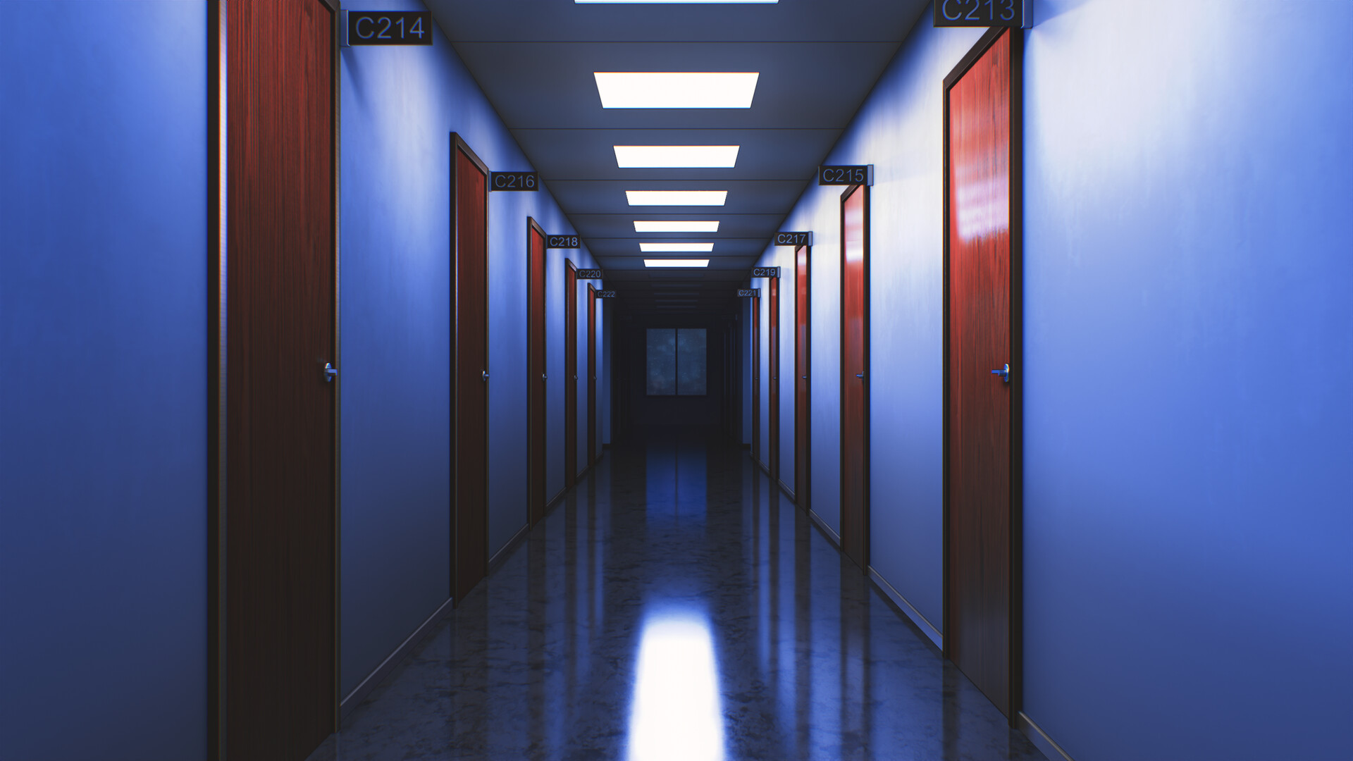 ArtStation - Office nightlife