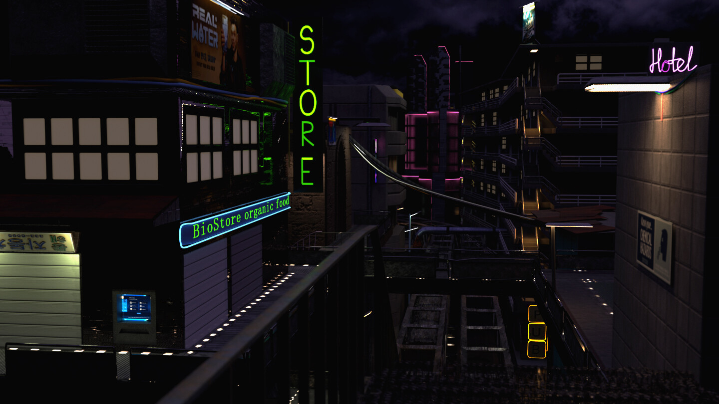 ArtStation - Night city