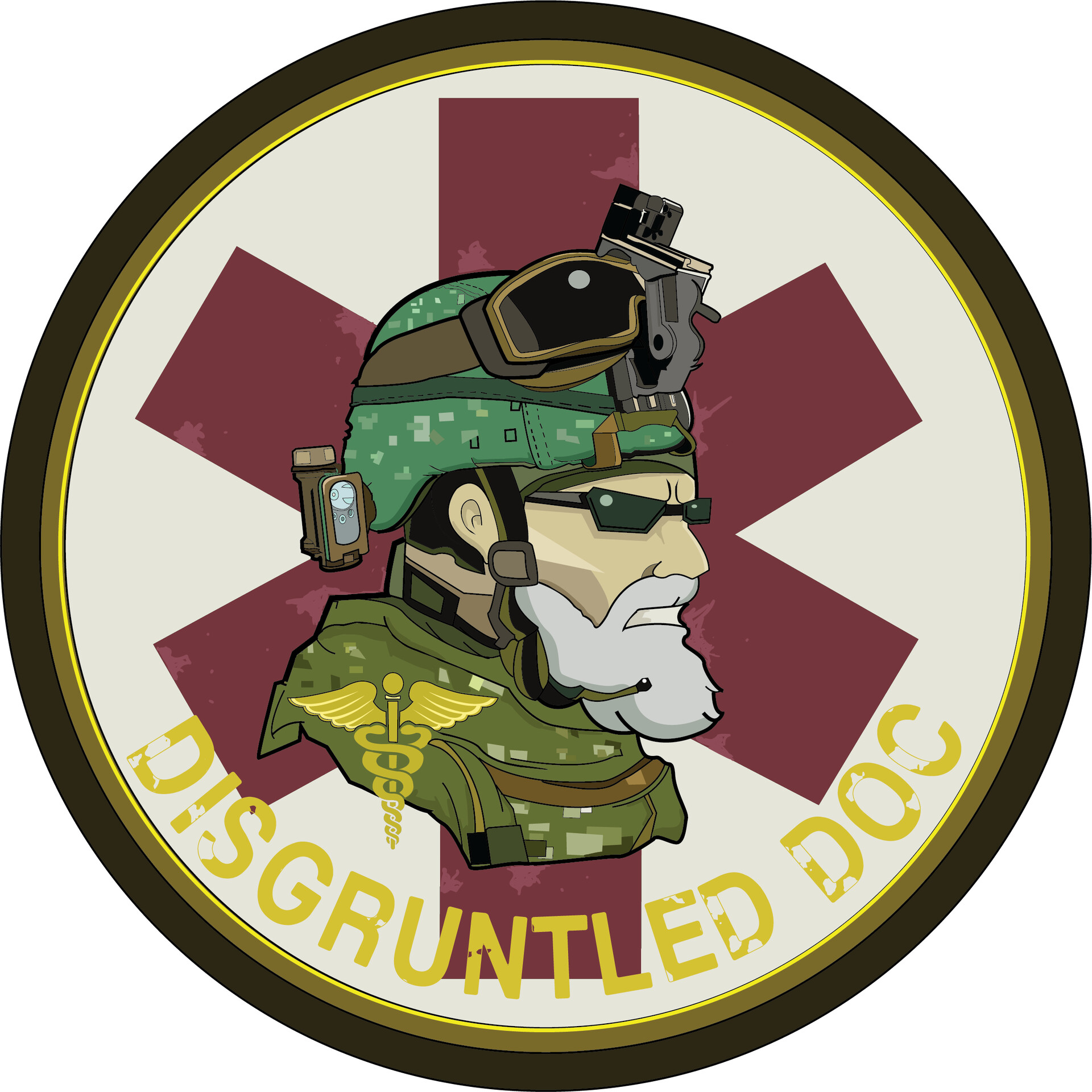 ArtStation - Disgruntle Doc Logo Design