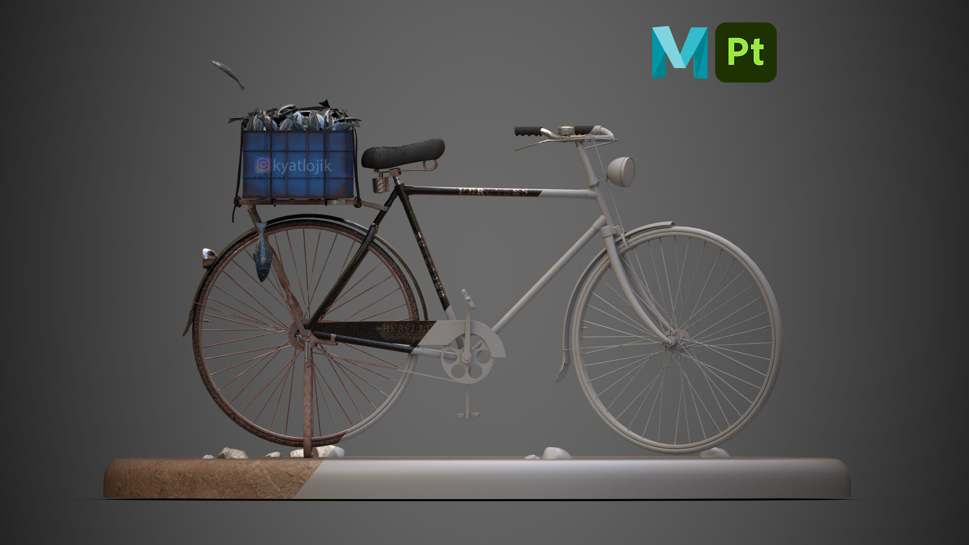 ArtStation - Hercules Roadster bicycle