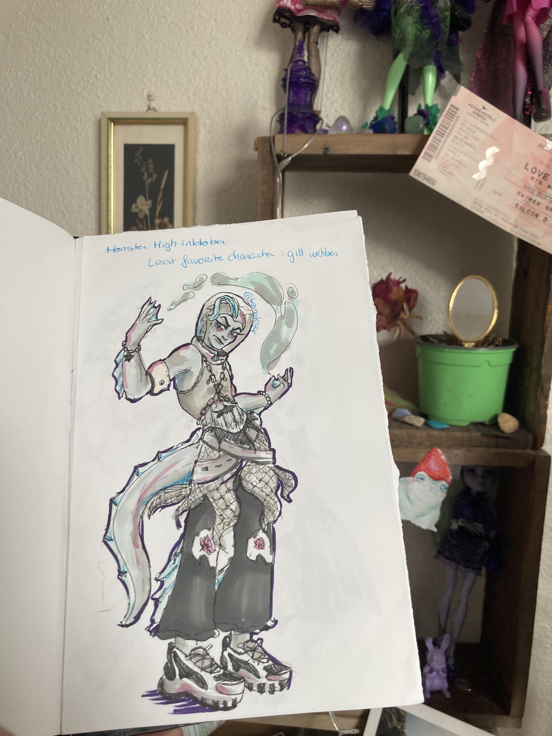 ArtStation - Monster high inktober day 2 : least favorite character