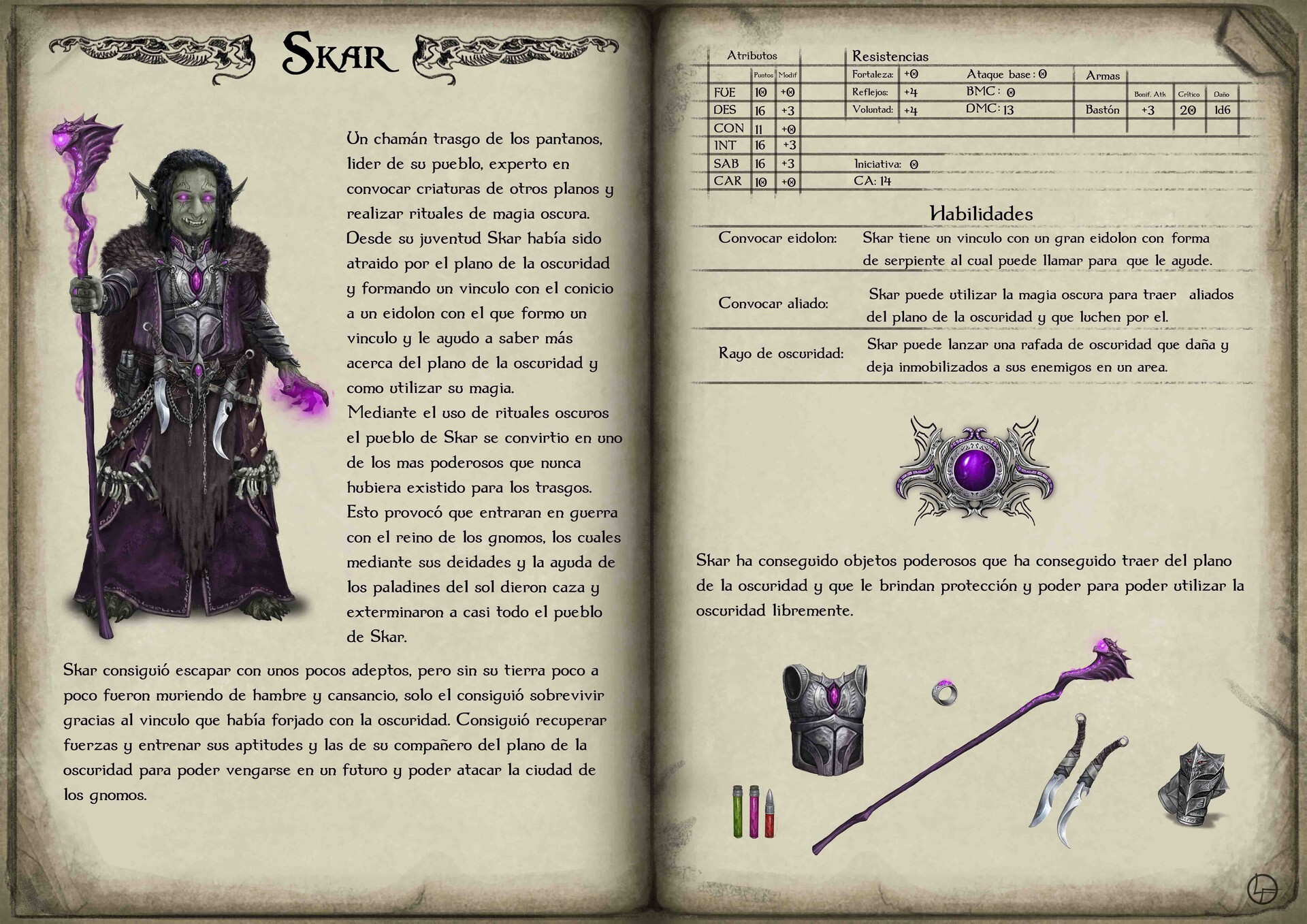 Diego Lafuente - Skar, shadow shaman