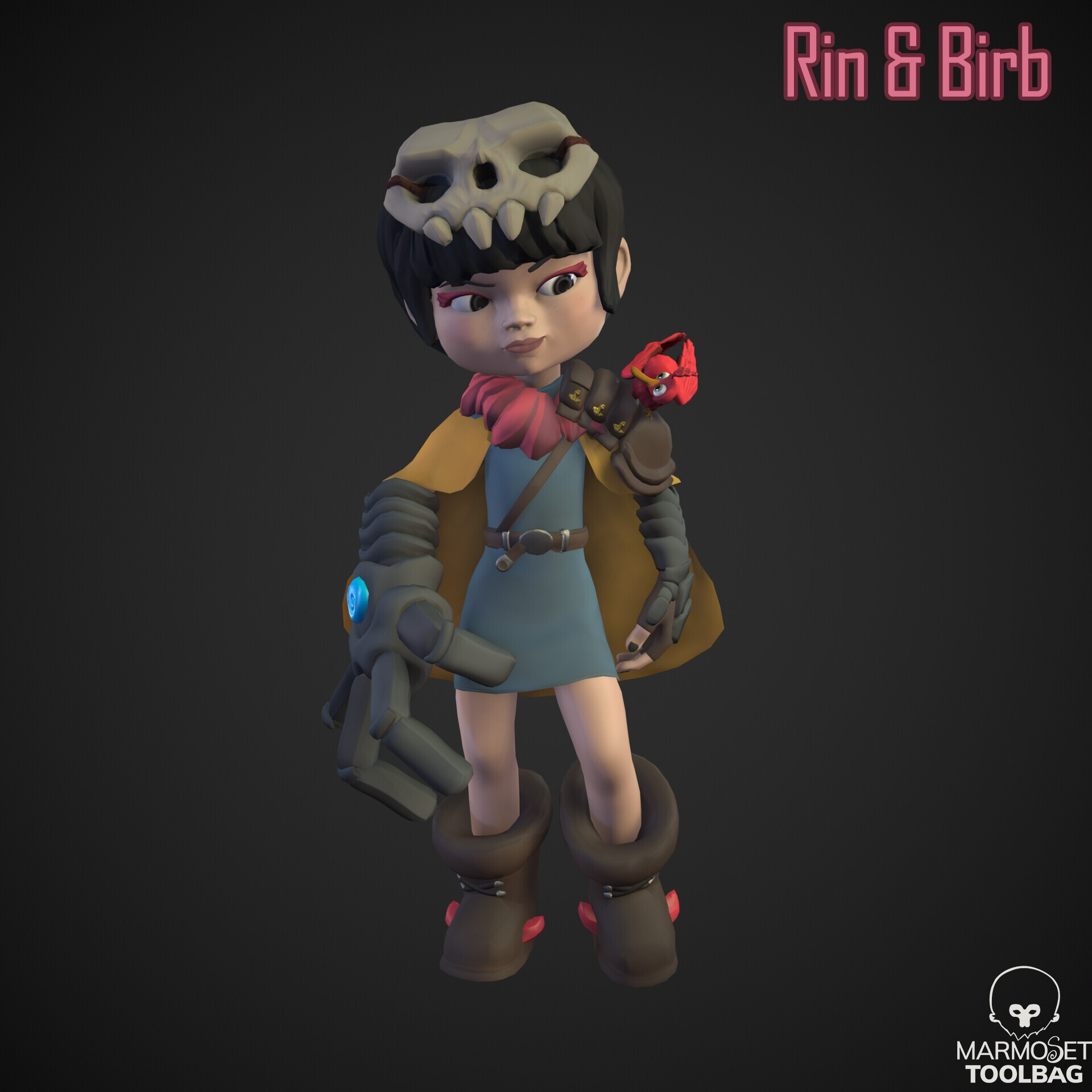 ArtStation - 'Rin' - Stylized Character