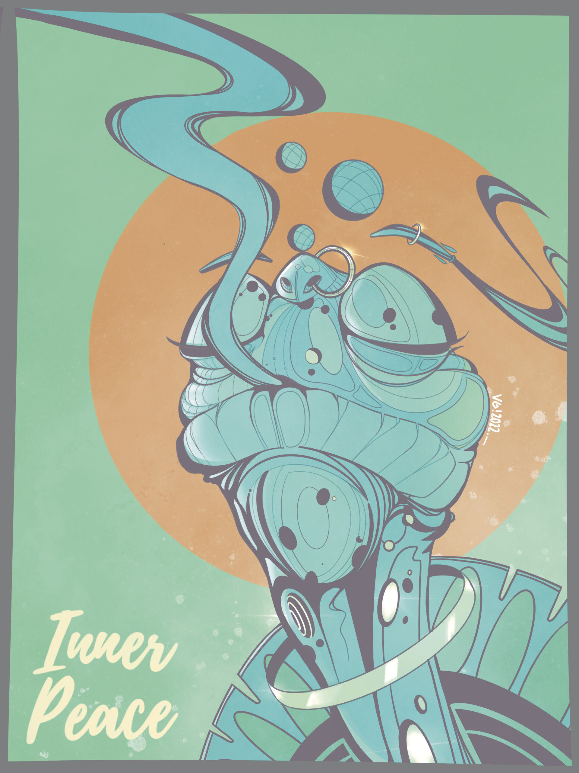 ArtStation - 🐢💫"Inner Peace"