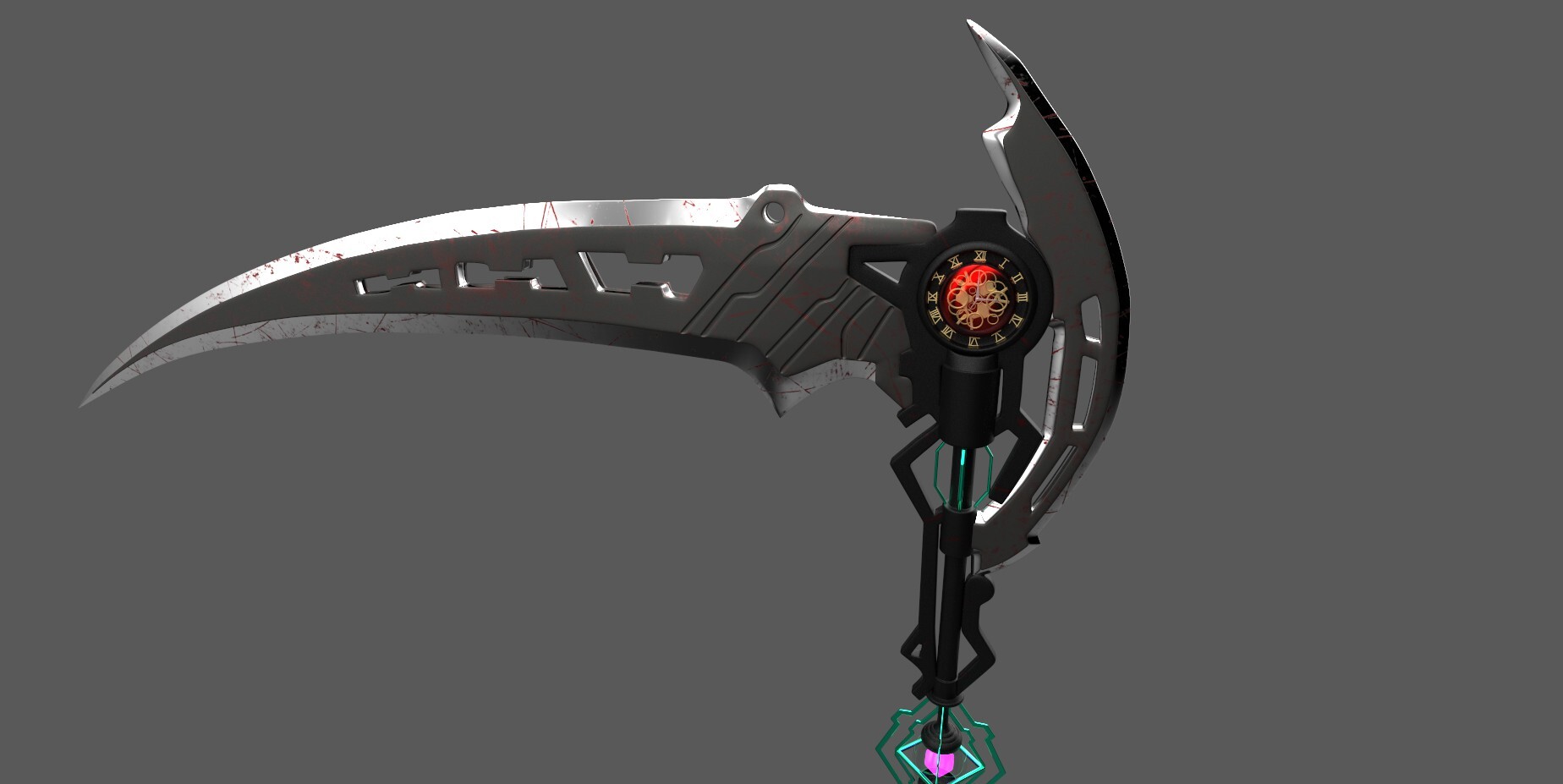 ArtStation - Fantasy scyth weapon