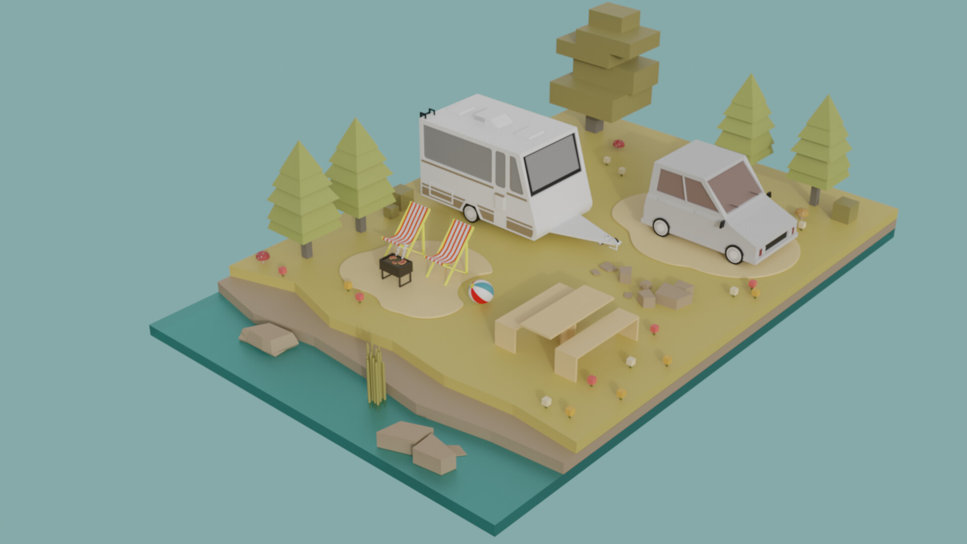 ArtStation - Caravan Holiday