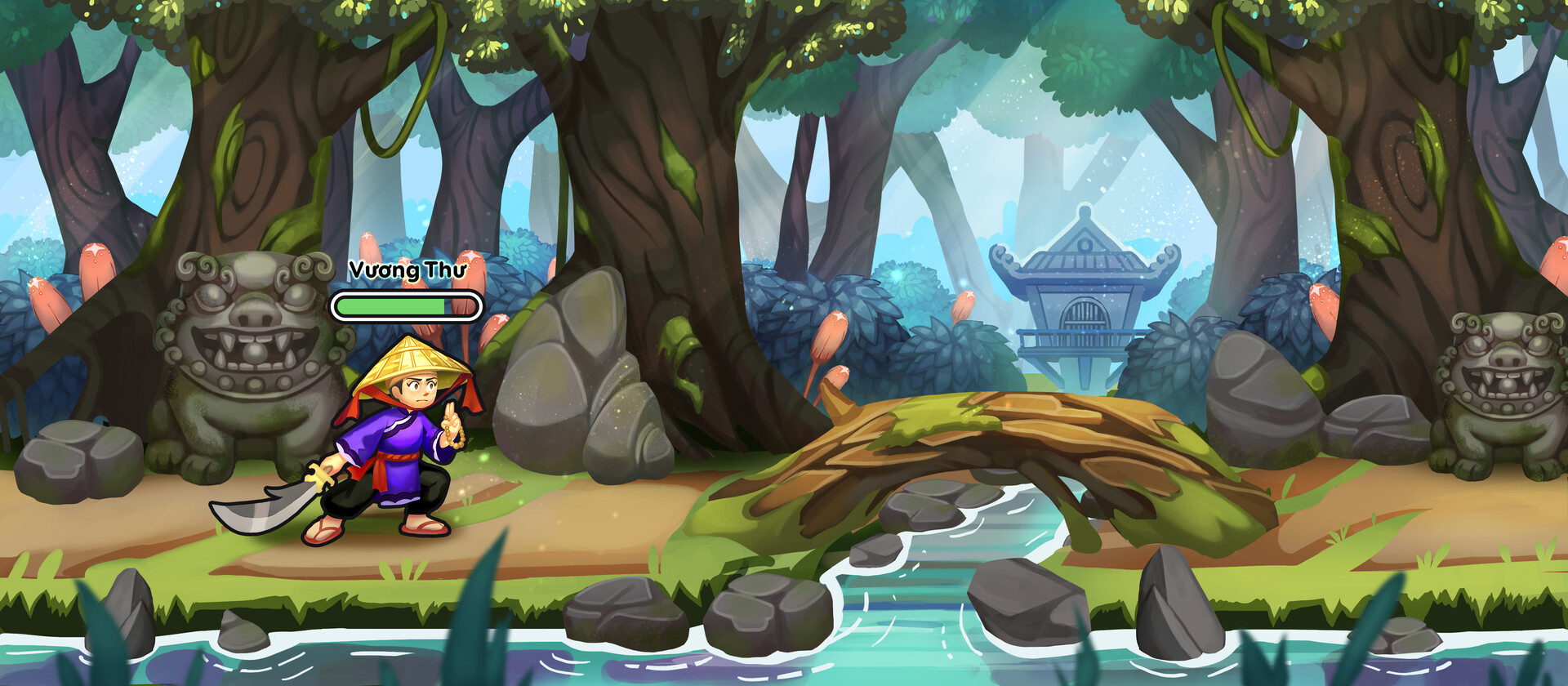 ArtStation - Side scrolling Background Set: Vietnam's Spirit World