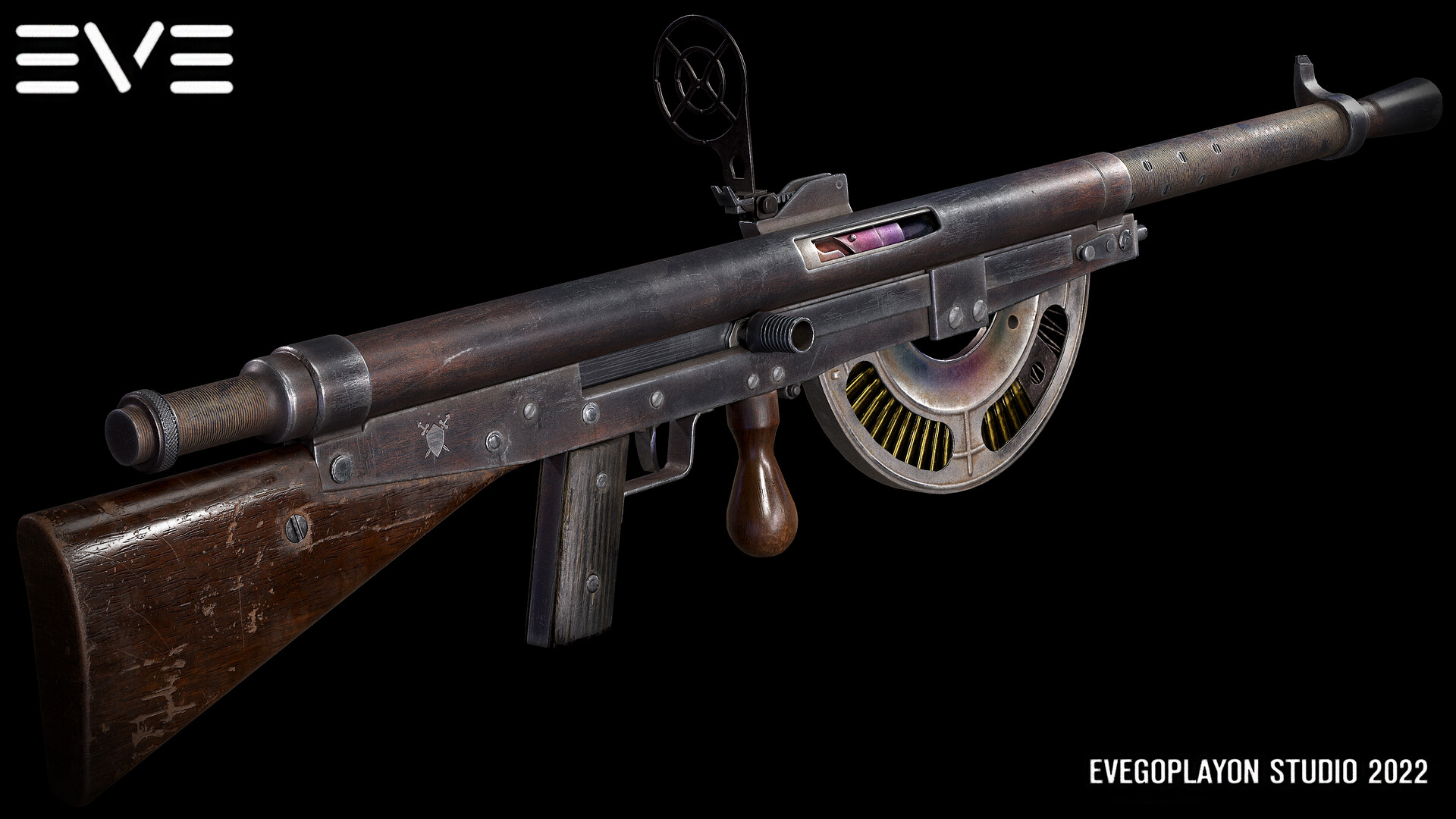 EVEGOPLAYON - M1915 CSRG “CHAUCHAT” - WW2 Weapon Asset