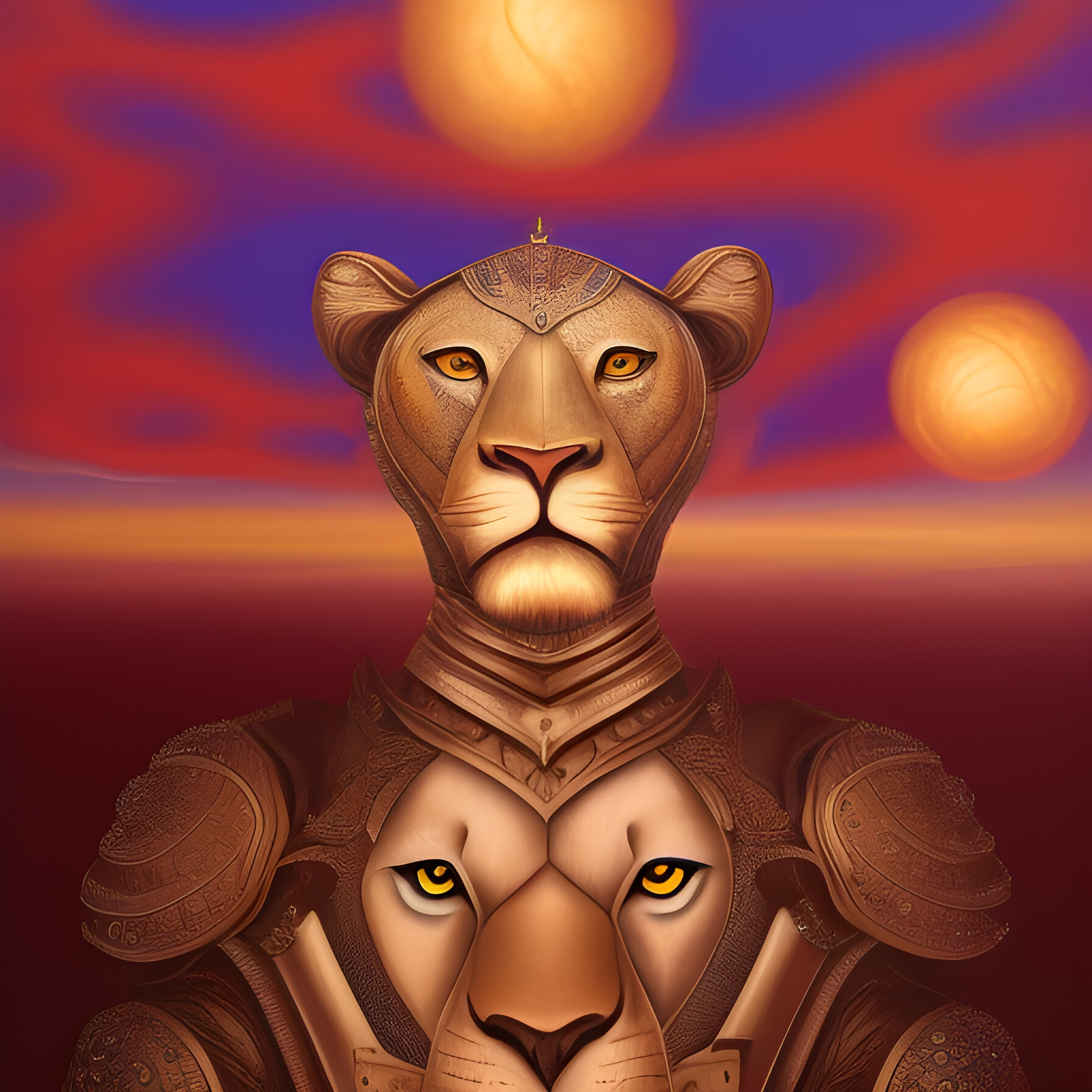 ArtStation - Lion Warrior