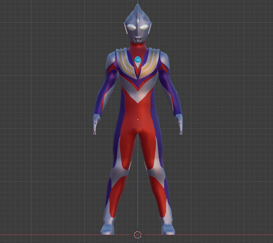 ArtStation - Ultraman Tiga - High Poly Model