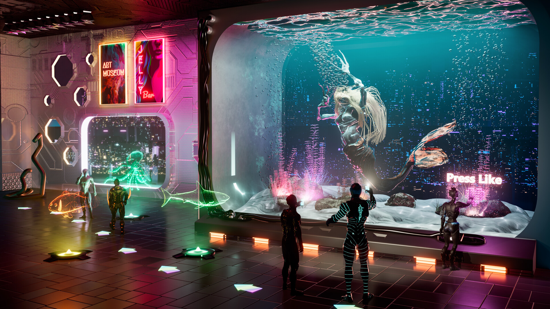 ArtStation - Cyberpunk Oceanarium