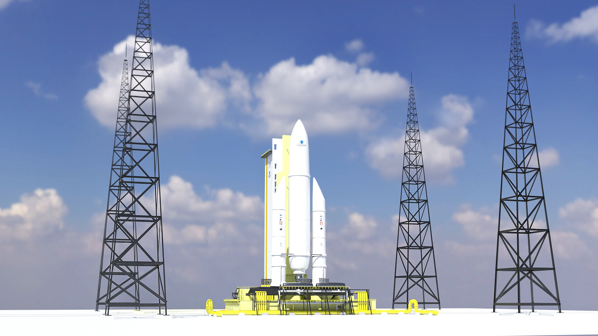 ArtStation - Ariane 5 Launch Pad