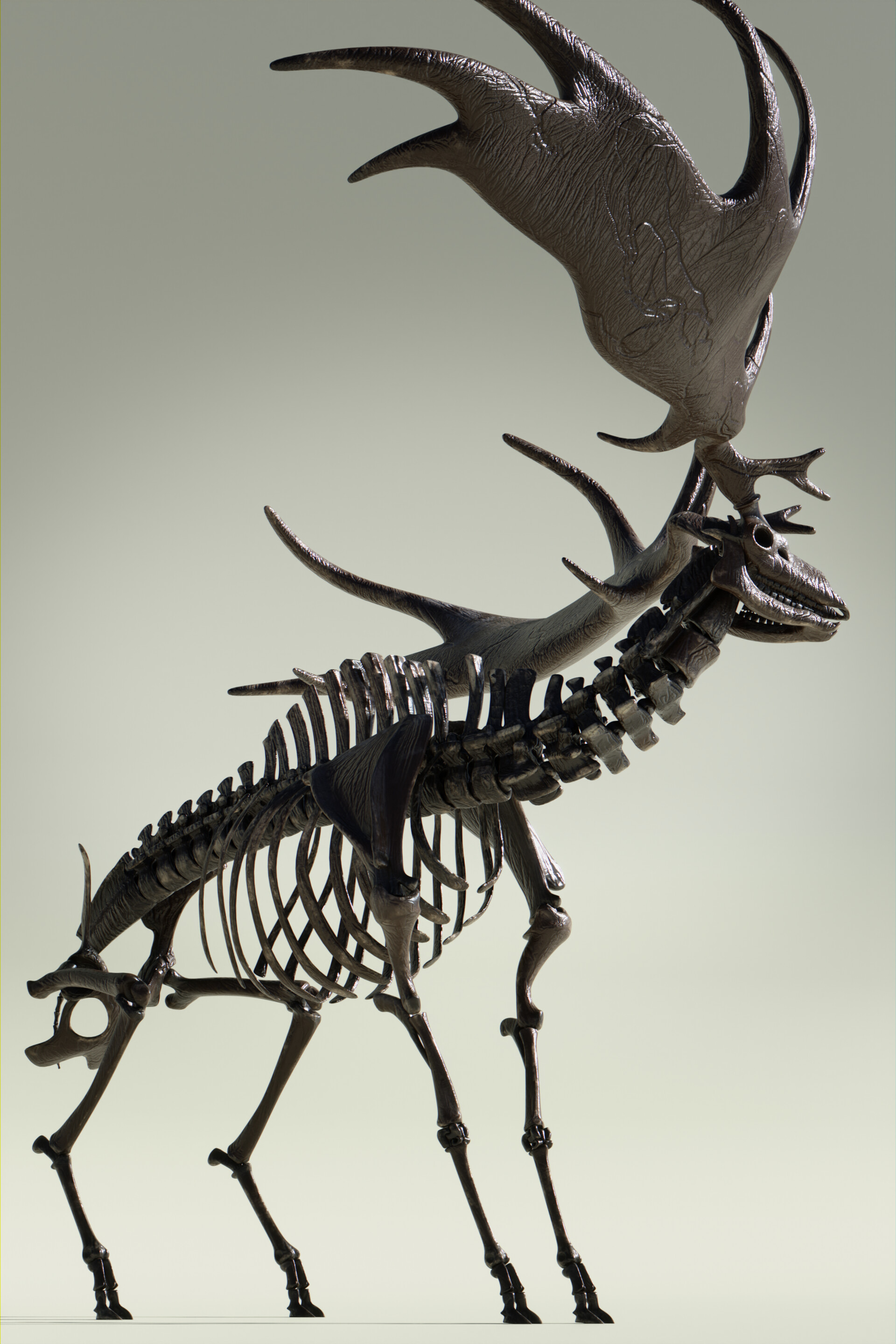 ArtStation - Irish Deer Fossil