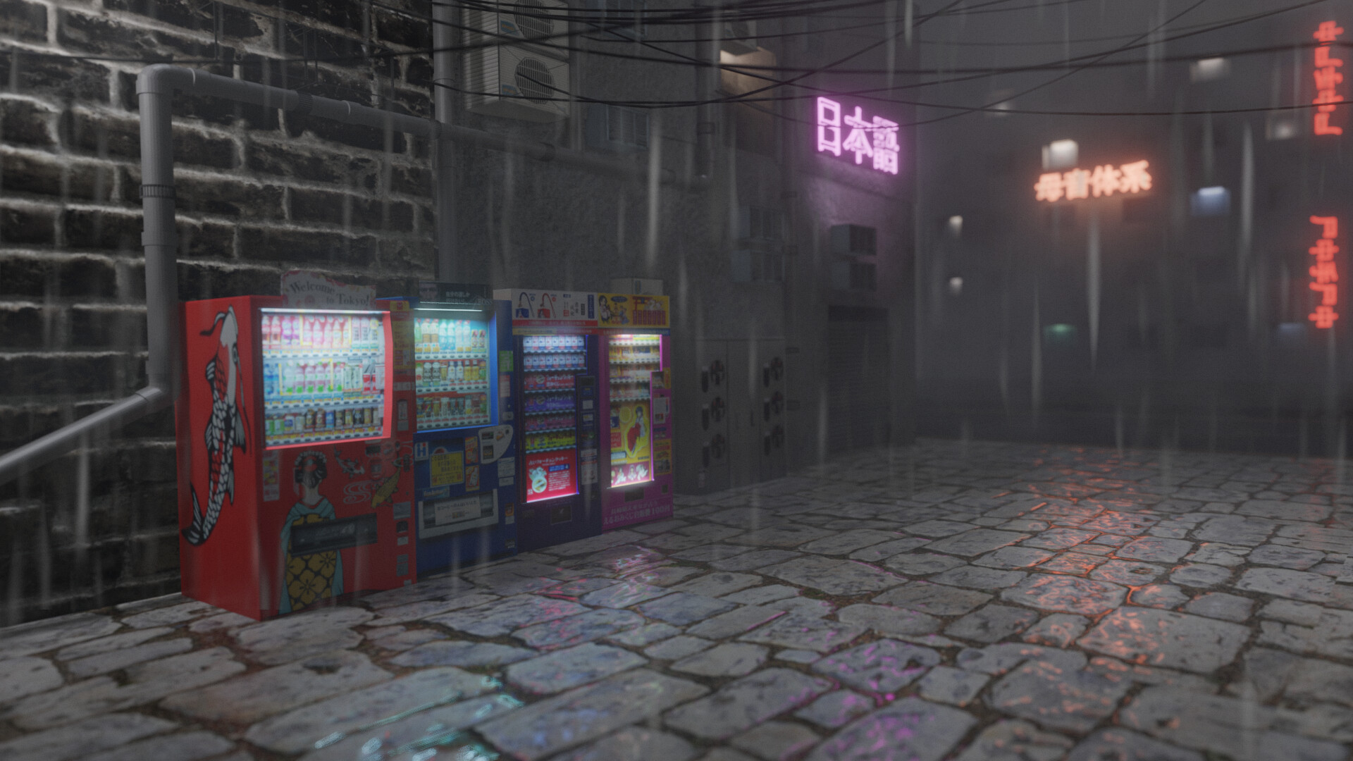 ArtStation - Japanese backalley