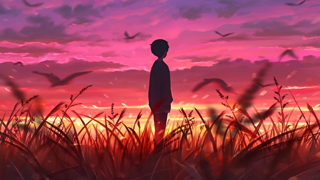 ArtStation - SUNSET MEADOW 🌱 | LoFi Hip Hop Mix!