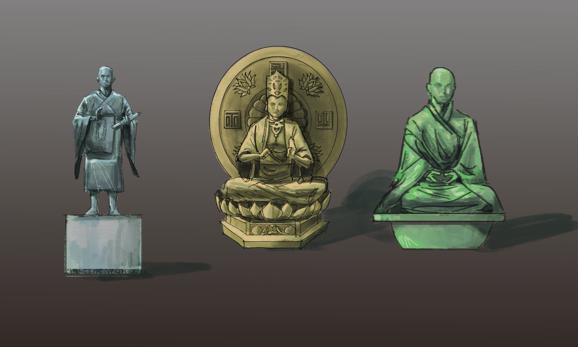 ArtStation - Temple props