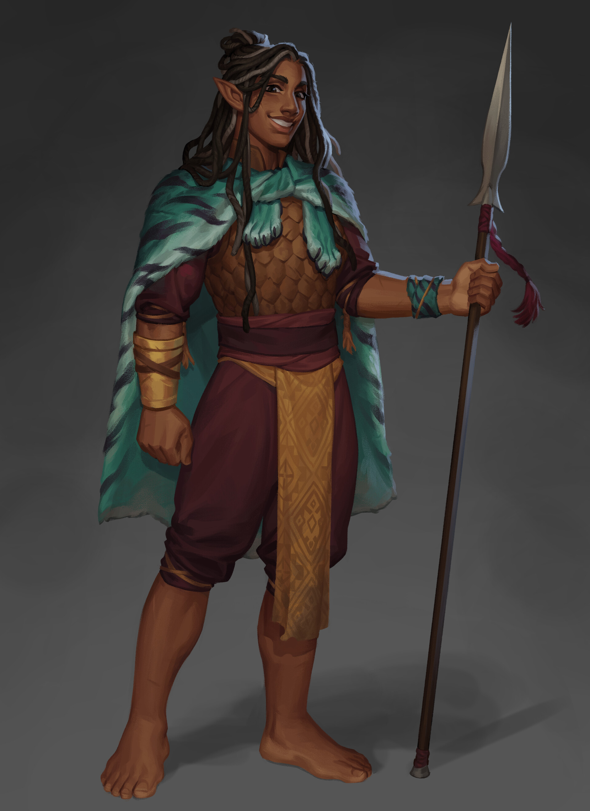 Lady Santos - Character Illustrations for Sina Una