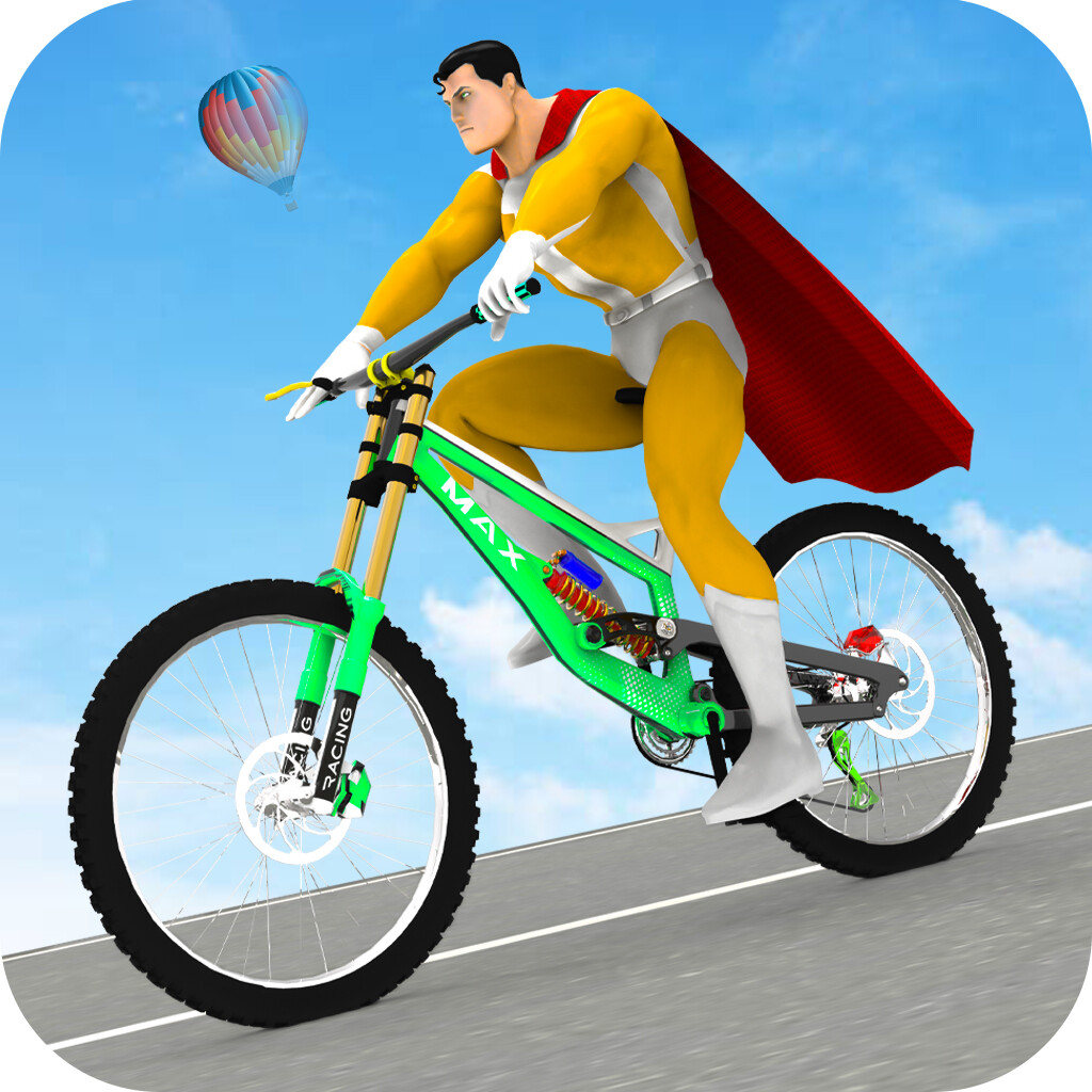 ArtStation - Super hero cycle stunts game