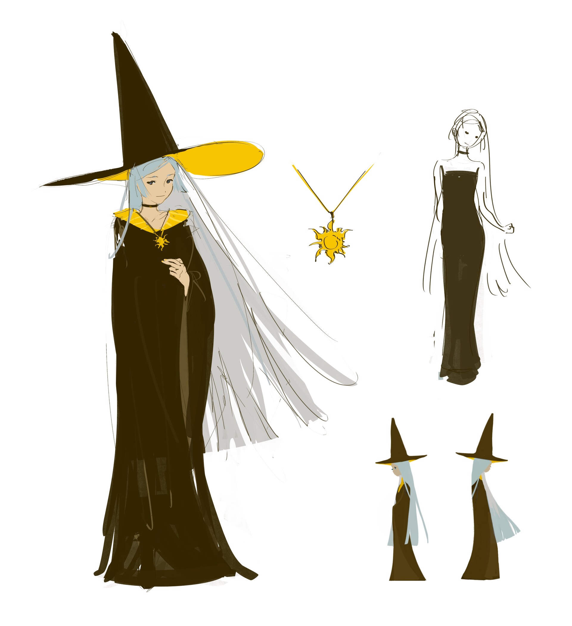 Sheya - Pages of Time: Prologue Character design