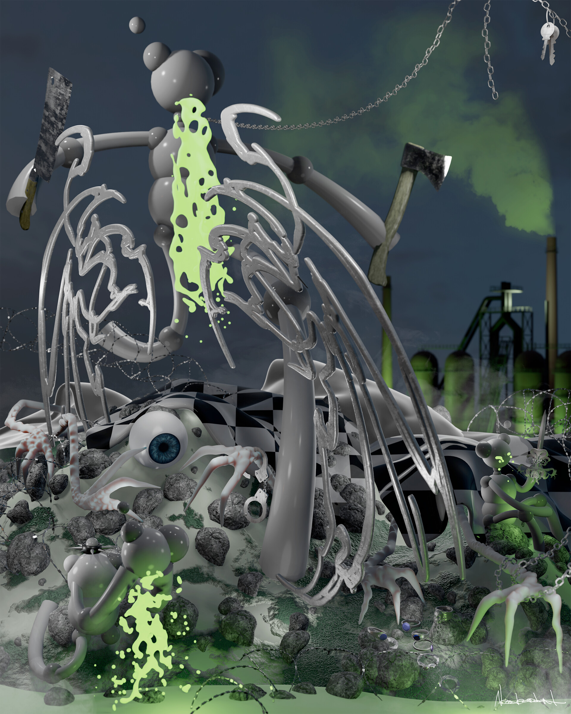 ArtStation - TOXIC TOY STORY 2