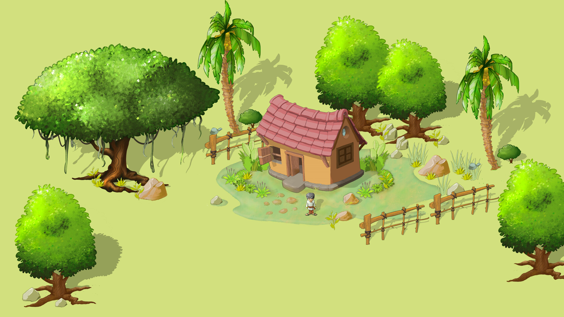 ArtStation - Isometric Village