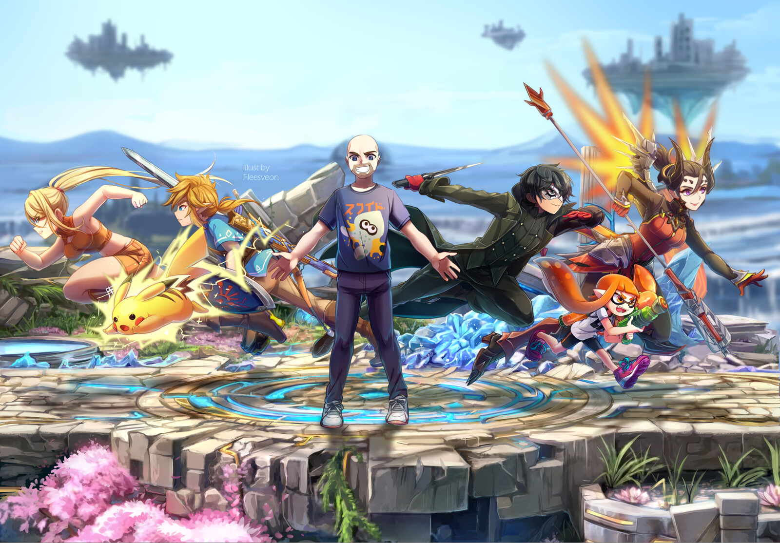 ArtStation - Cover art for That Bald Gamer.