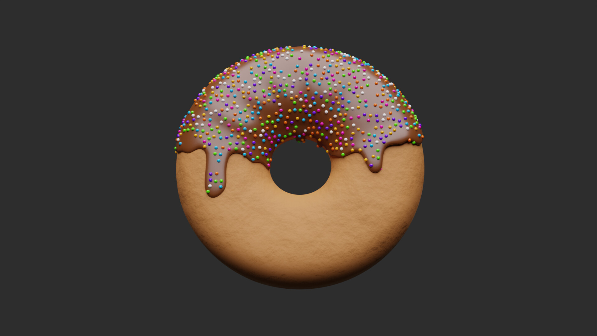 ArtStation - Donut With Little Candies