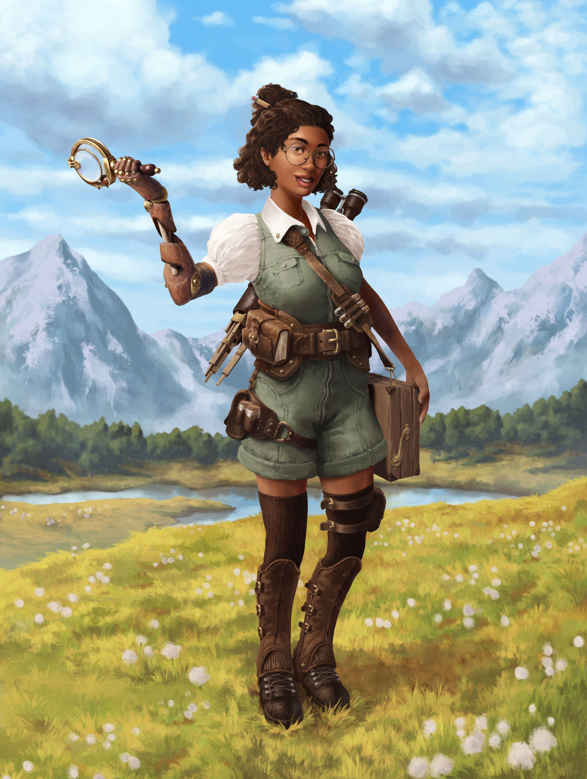 Lewis Gibson - 'Eden' - Magical Zoologist Character Design