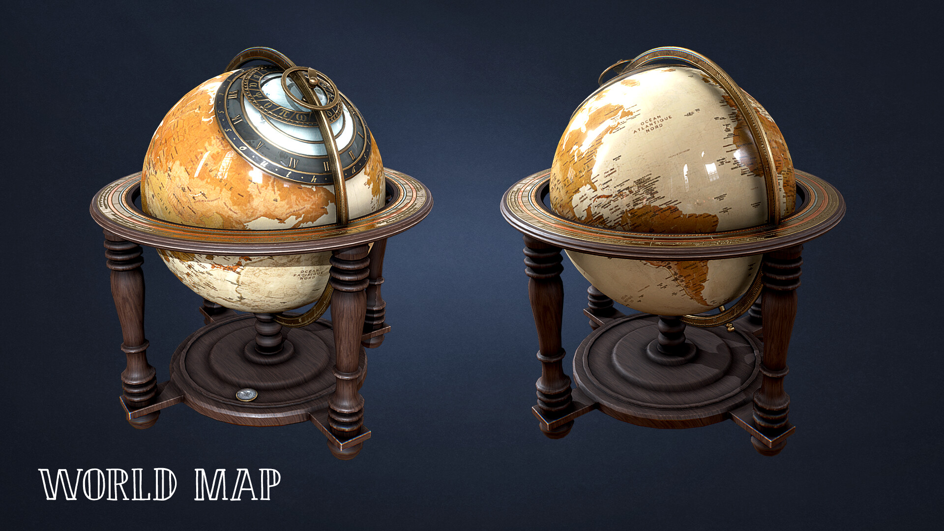 Victorian World Map by julien DESWARTE — ProUser.Me